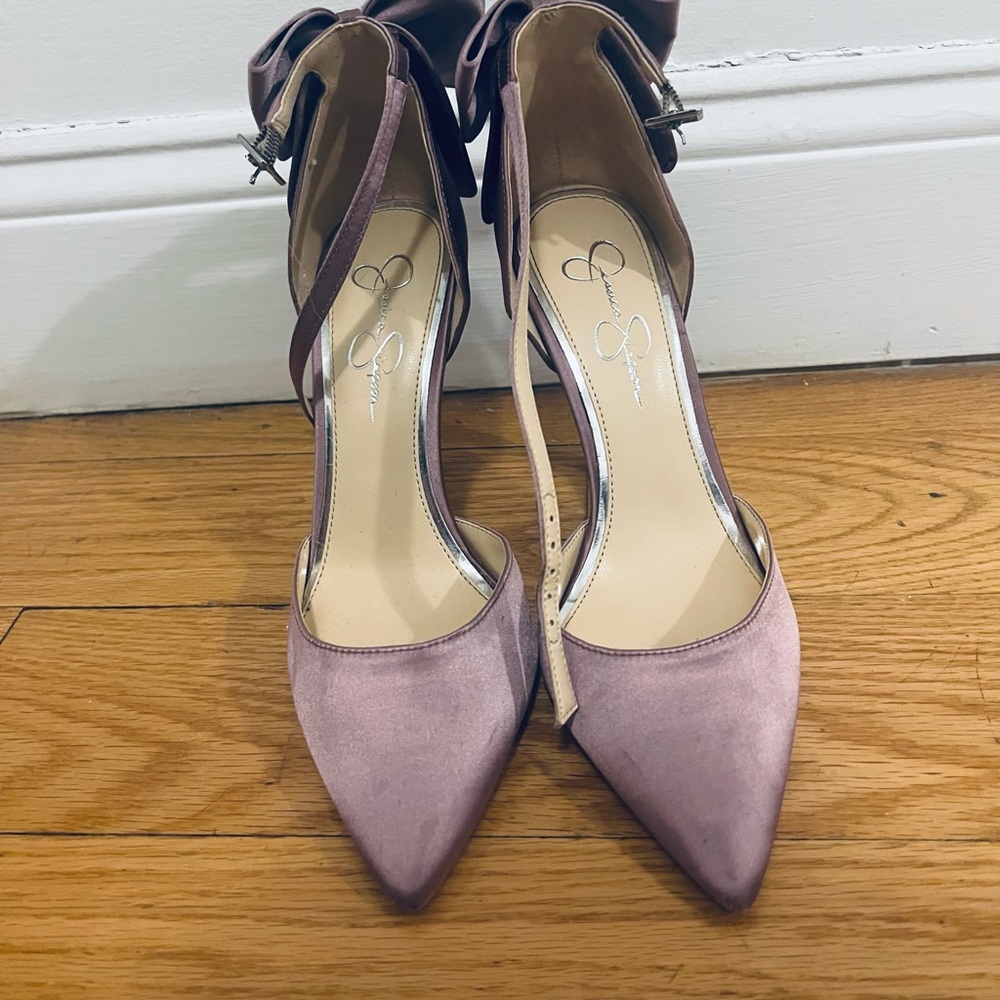Jessica Simpson Lilac Bow Pumps - Gem